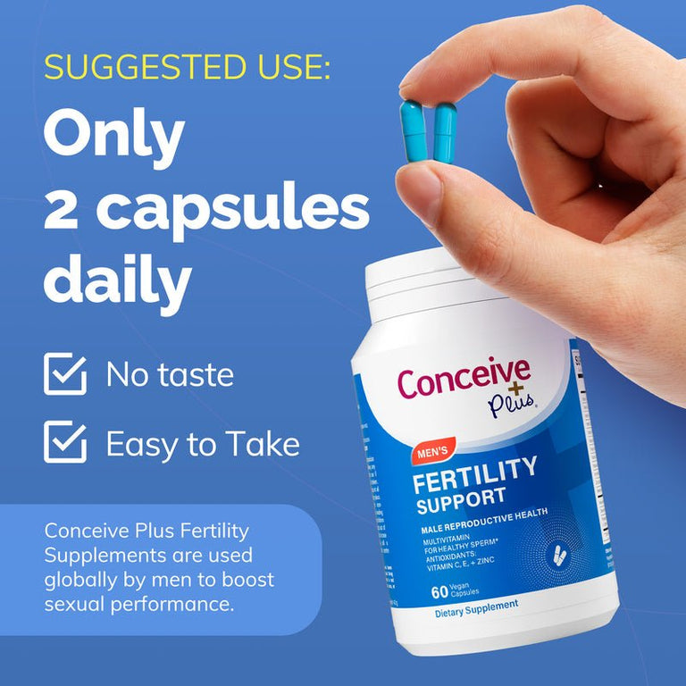 Conceive Plus Men's Fertility Support 60 Capsules – Conceive Plus®